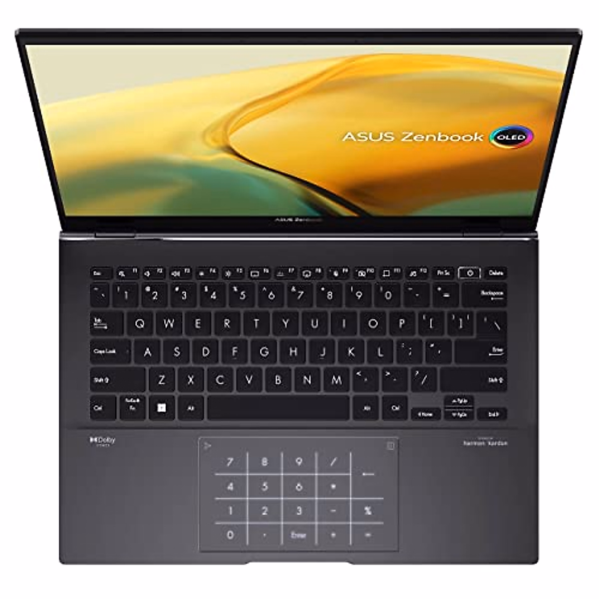 ASUS ZenBook Pro 14 OLED UM3402 14" QHD+ Touchscreen (AMD Ryzen 7-5825U, 16GB RAM, 1TB SSD, 8-Core (Beats i7-1165G7)) Business Laptop, Backlit, Fingerprint, 19 Hr Battery, IST SD Card, Win 11 Pro