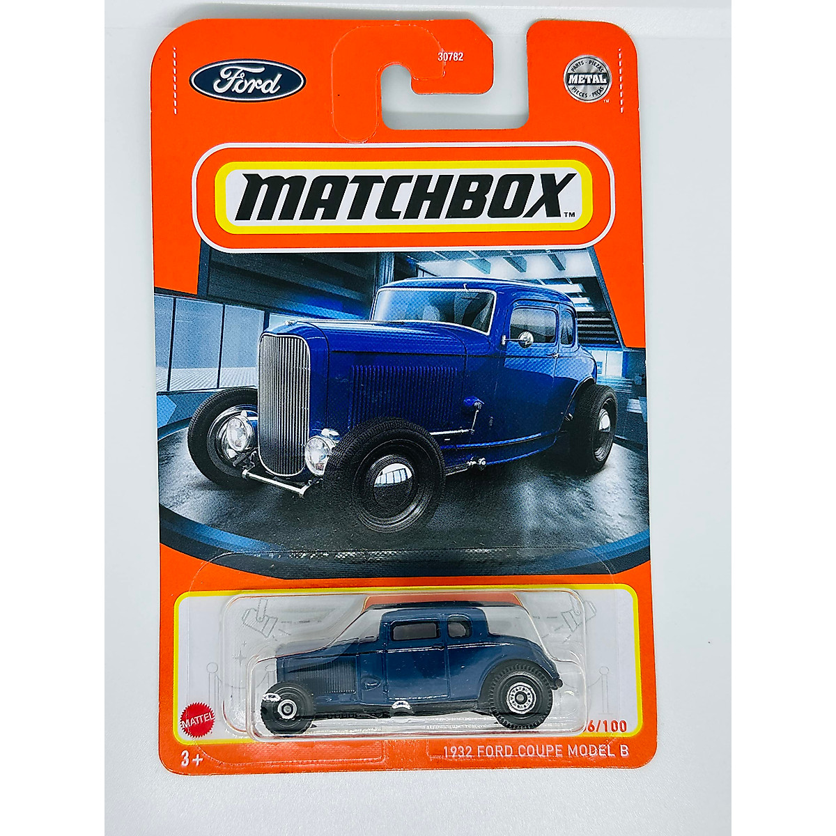 Matchbox 2022-1932 Ford Coupe Model B - Blue - 66/100