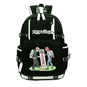 ISaikoy Heavenly Delusion Anime Backpack Tengoku Daimakyou Shoulder Bag Bookbag Student School Bag Daypack Satchel 5