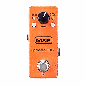 MXR M290 Phase 95 Mini Phaser Pedal w/ 12 Pack Picks & 2 Patch Cables
