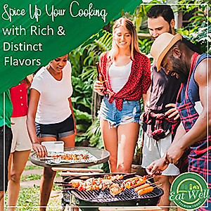 Eat Well Whole Black Peppercorns and Himalayan Pink Salt - Coarse Grains for Grinder Refill, 12 oz Peppercorns and 2 lb Salt