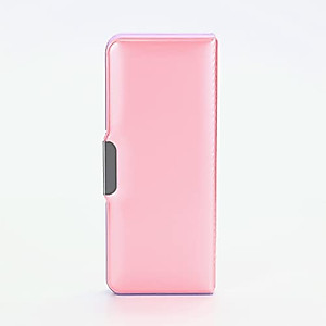 Kutsuwa CH203CP Pittington Pencil Case, 2-Door, Coral Pink