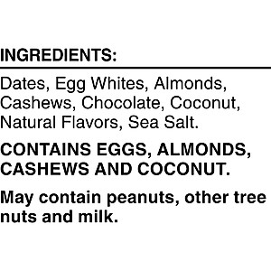 RXBAR Protein Bars, Protein Snack, Snack Bars, Coconut Chocolate, 22oz Box (12 Bars)