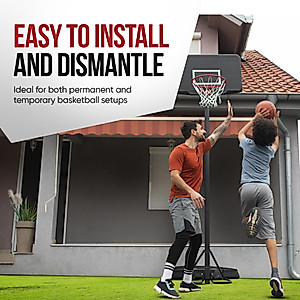 Cajun Tie Downs - Basketball Goal Anchor Tie Down Kit for Secure and Durable Court Setup, Trampoline Anchors, Ground Stakes Heavy Duty Anchor Kit, High Wind Basketball Hoop Anchor