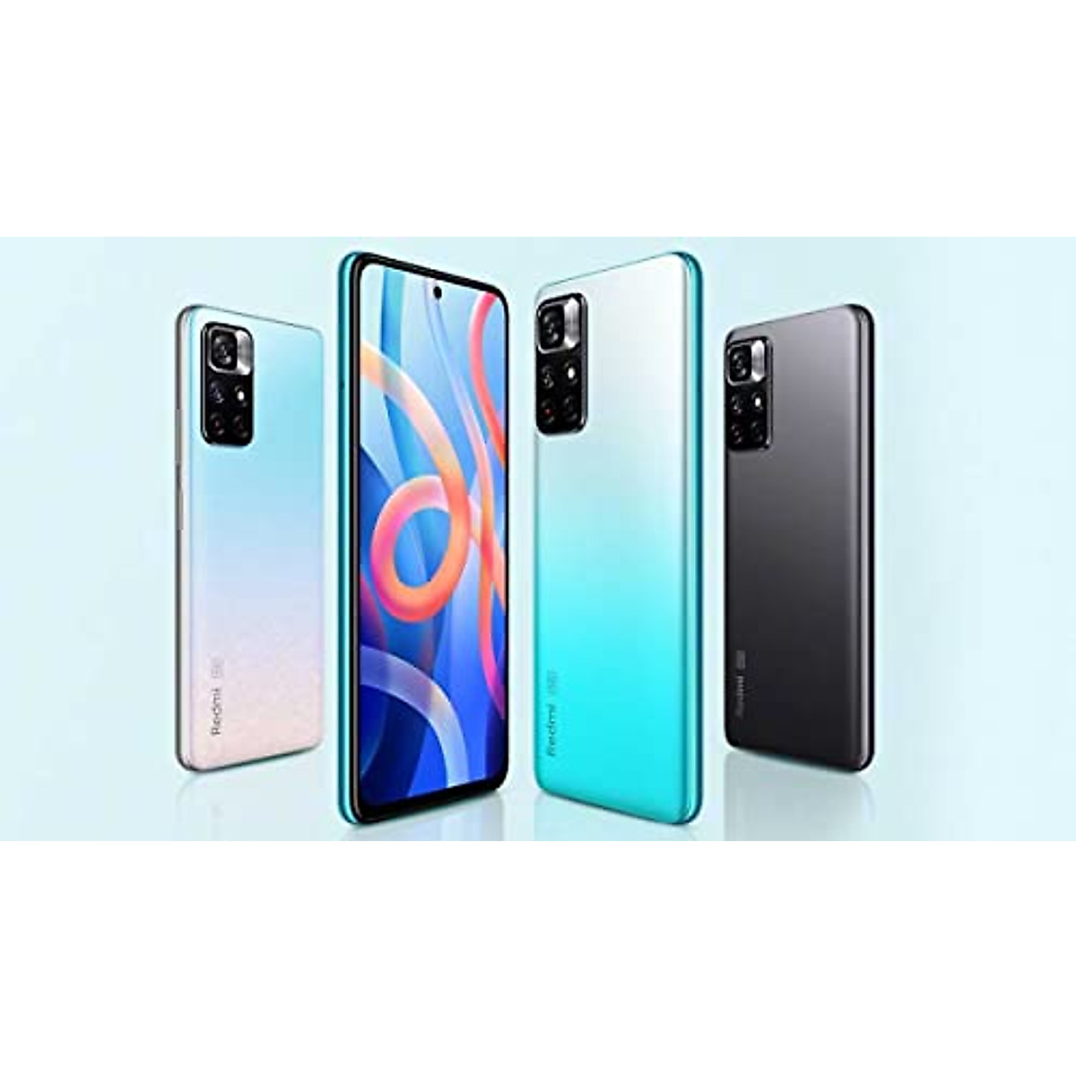 Xiaomi Redmi Note 11S 5G + 4G Volte 128GB + 4GB Factory Unlocked 6.6" Quad Camera 108MP Night Mode (NOT Verizon Metro Tmobile Sprint Boost Cricket At&t) (w/Fast Car Charger Bundle) (Midnight Black)