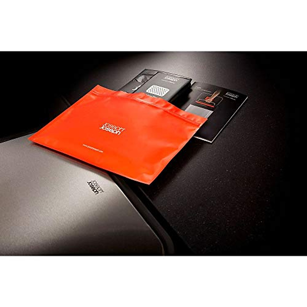 Joseph Joseph 30030 Intelligent Waste Titan Trash Can Compactor, 8 gallon / 30 liter, Stainless Steel