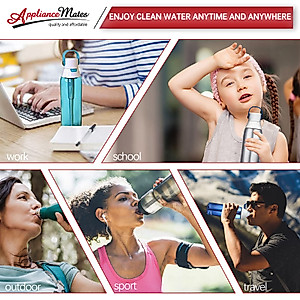 Water Bottle Filters Replacement for Brita Hard Sided, Sport and Stainless Steel Bottle Filter Replaces Part # BB06 (Pack of 15) by APPLIANCEMATES