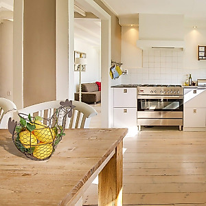 Tag 204829 Farmhouse Chicken Wire Basket, 9.6 x 11.25 x 6.7, Antique Finish