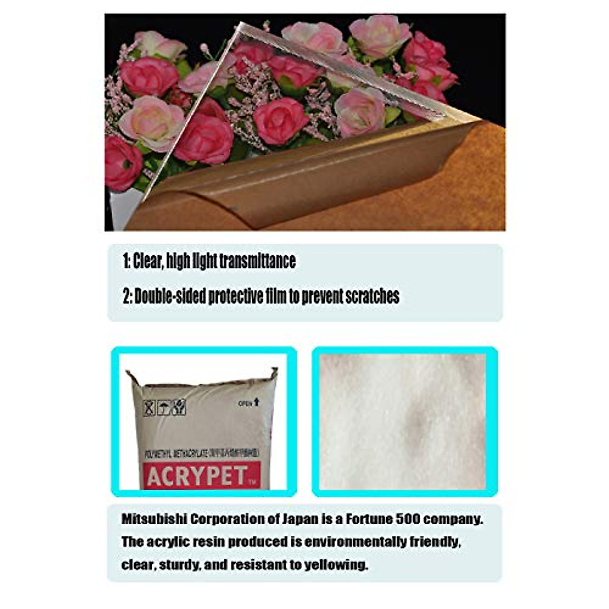 Wedding Card Box With Lock（Acrylic 11×8×8 in），Foldable，Gold Pattern