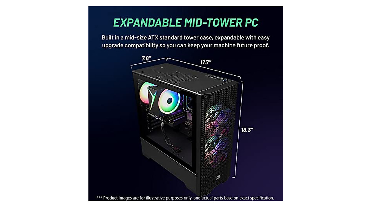 Skytech Blaze 3.0 Gaming PC Desktop with RTX 3060 and i5 Processors