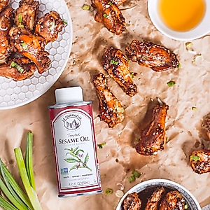 La Tourangelle, Toasted Sesame Oil, Great for Cooking, Add to Noodles, Stir-Fry, Vegetables, Vinaigrettes, and Marinades, 16.9 Fl Oz