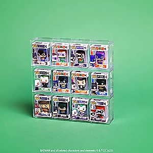 Funko Bitty POP! DC - Batgirl, 4-Pack - Batman, Batgirl, The Riddler and A Surprise Mystery Mini Figure - 0.9 Inch (2.2 Cm) - DC Comics Collectable - Stackable Display Shelf Included - Gift Idea