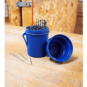 Century Drill & Tool – 28406 29 Piece Empty Drill Bit Index Pod – Holds 29 Jobber Drill Bits, Easy Storage Home Improvement