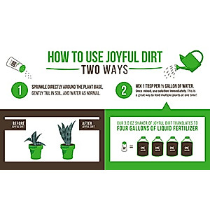 All Purpose Plant Superfood and Fertilizer | Organic Premium Concentrate | Makes 4 Gallons | Easy Use 3oz (1 Shaker)