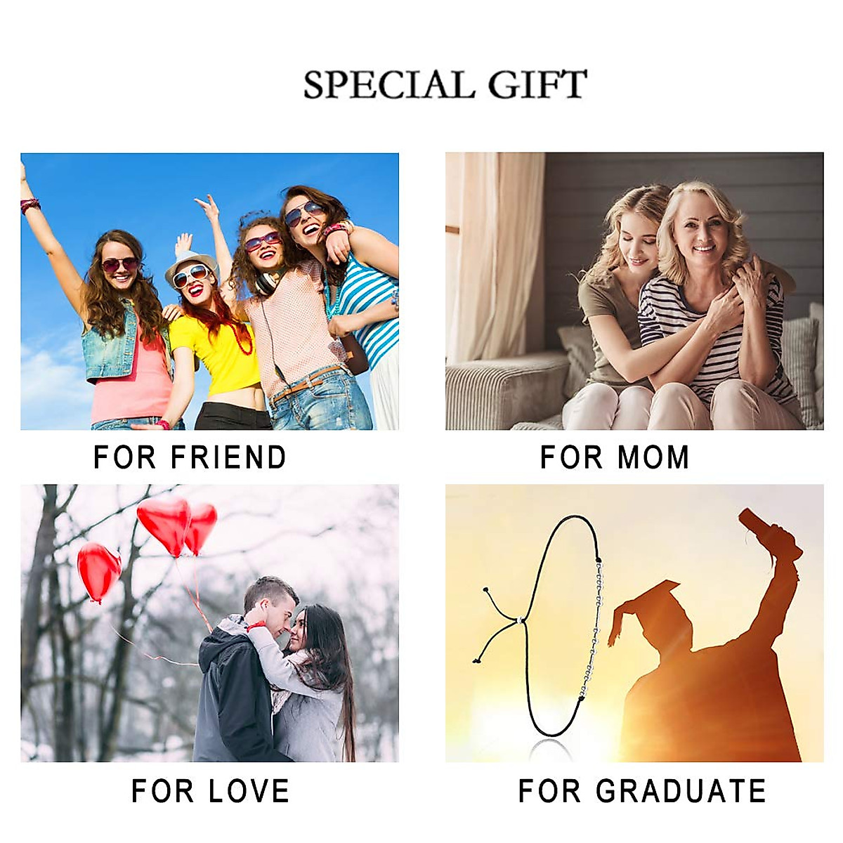 IEFWEEL Morse Code Bracelets for Women, S925 Sterling Silver Inspirational Morse Code Bracelets Friendship Gifts for Women Jewelry Gifts for Friends Female Friend Gifts for Her Friendship Bracelets