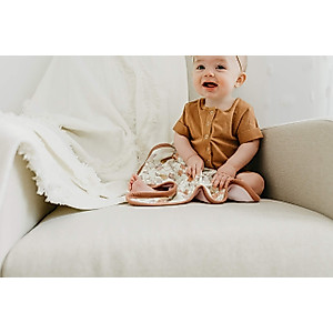 Copper Pearl Baby Security Blanket Set of 2 - Portable Size for Self-Soothing On-The-Go, Ideal Baby Blankets for Boys and Girls, Ultra-Soft, and Gift-Ready Loveys - Ferra