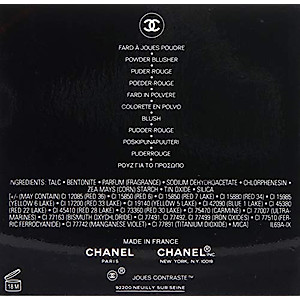 Chanel Joues Contraste Powder Blush No. 72 Rose Initial for Women Blush, 0.18 Ounce