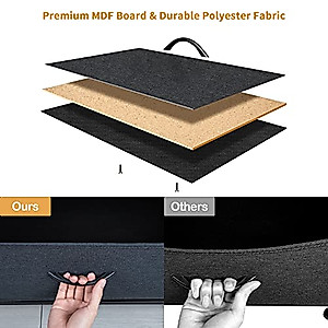 Bigroof 12-Drawer Dresser, Fabric Storage Tower, Storage Organizer Unit for Bedroom, Nursery, Entryway, Closets - Sturdy Steel Frame, Wood Marble Top & Easy Pull Fabric Bins