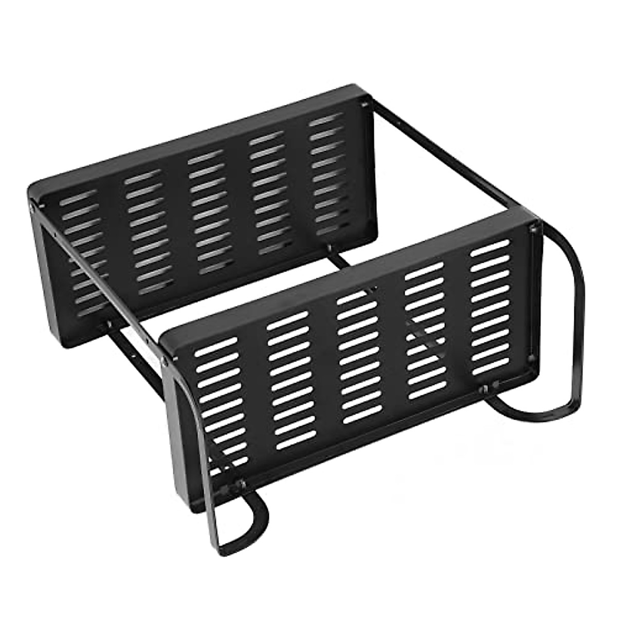 Kitchen Rack, Carbon Steel Beech Home Decoration Wall Rack Sturdy Structure Rustproof for Room