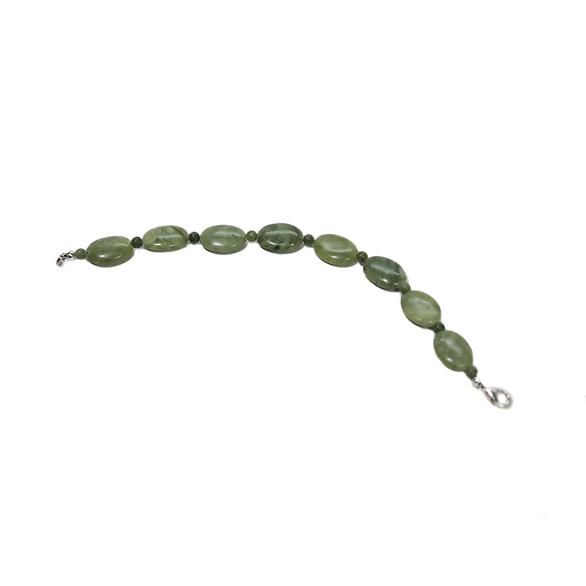 Biddy Murphy, Connemara Marble Bracelet Oval Beads Made in Ireland