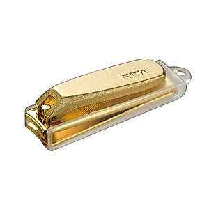 KIYA Nail Clipper Gold with a Dressing Case / Japan Import