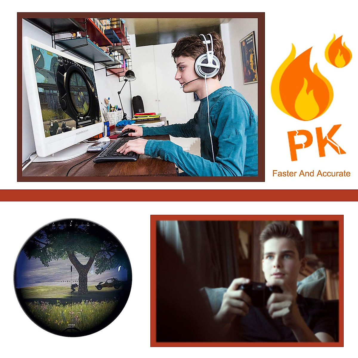 PS4 Keyboard and Mouse Adapter Converter for PS4 Pro/ PS4 Slim/ PS3/ Xbox One/One S/One X/Switch