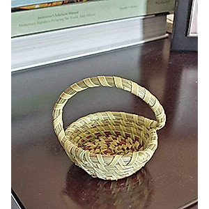 Sweetgrass Mini One Handle Basket
