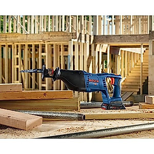 BOSCH CRS180-B15 18V 1-1/8 In. D-Handle Reciprocating Saw Kit with (1) CORE18V 4 Ah Advanced Power Battery
