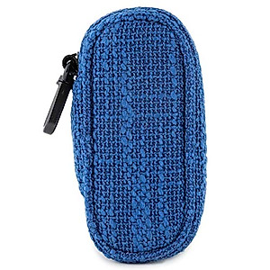 Dime Bags Pod Padded Travel Case with Key Chain Clip | Protective Hemp Pouch with Padded Interior (5 Inch, Midnight)