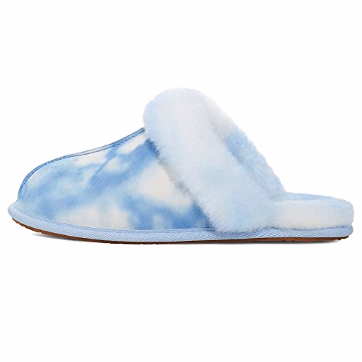 UGG Women's Scuffette II Watercolors Slipper, Cloudy Sky, 10