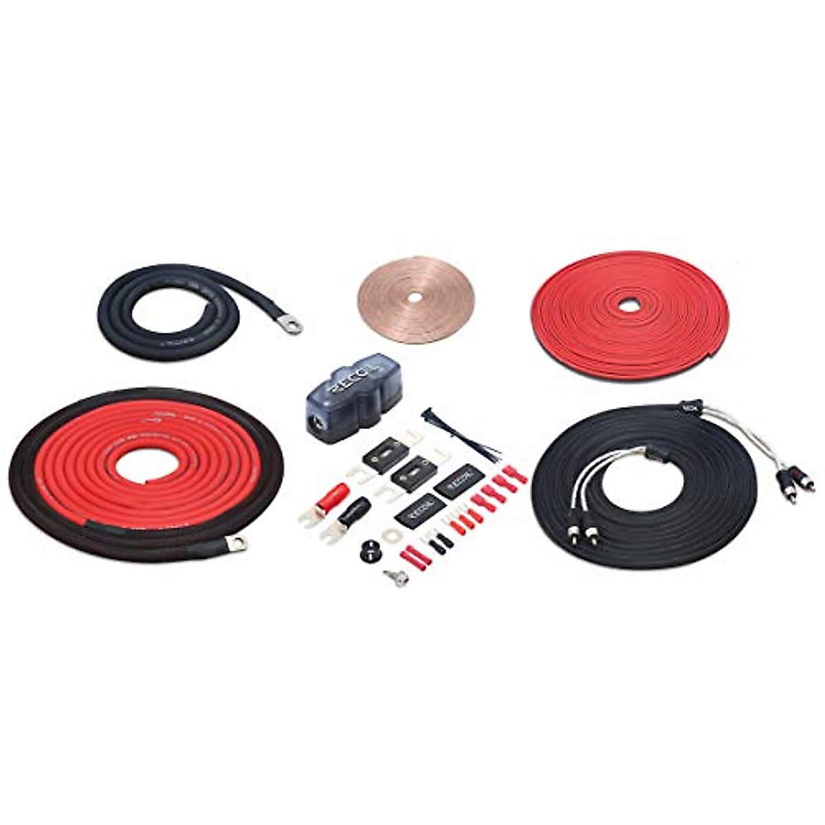 Recoil PCK4 True 4 Gauge 99.99% Oxygen Free Copper Complete Amplifier Wiring Kits