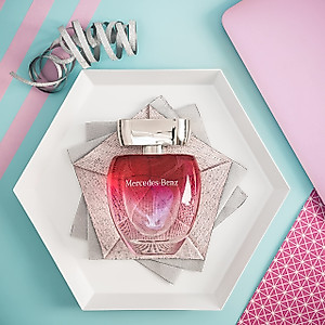 Mercedes-Benz - Rose - Professional Fragrance For Women - Elegant And Irresistible - Romantic And Stylish - Naturally Infused And Crafted - Sweet, Fresh And Young - Eau De Toilette - 3 Oz