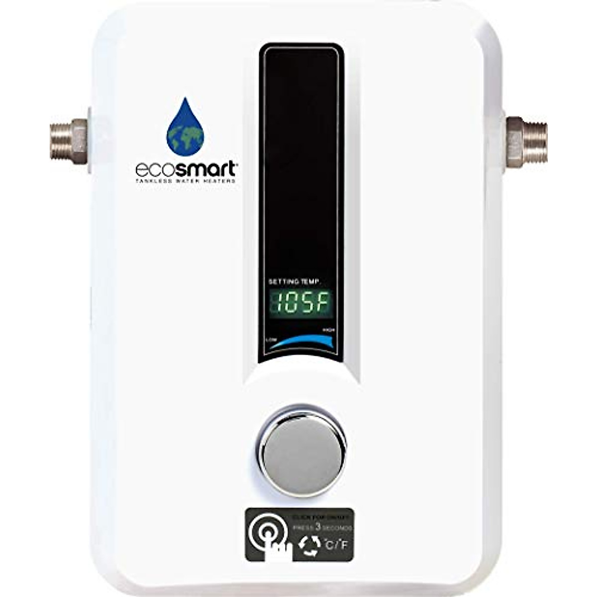 EcoSmart ECO 8 Tankless Water Heater, Electric, 8-kW - Quantity 1