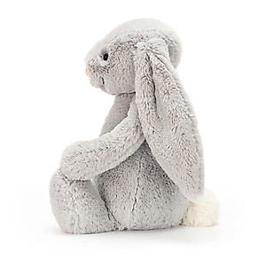 Jellycat Bashful Grey Bunny Stuffed Animal, Large 15 inches | Rabbit and Bunny Plush Toy | Classic Children's Gift