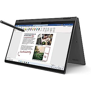 Lenovo IdeaPad Flex 5 14ALC05 82HU002YUS 14" Touchscreen Convertible 2 in 1 Notebook - Full HD - 1920 x 1080 - AMD Ryzen 7 5700U Octa-core (8 Core) 1.40 GHz - 16 GB RAM - 512 GB SSD - Graphite Gray
