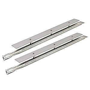 Derurizy Grill Burners Tube Replacement for Viking Oven 316-911, VGBQ 30 in T Series, VGBQ 41 in T Series and Others Gas Grills Models, Stainless Steel Pipe Viking Range Parts, 24", 2 Pack
