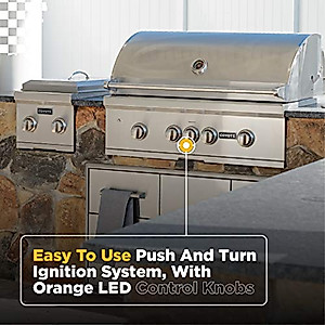 Coyote S-Series 36-Inch 4-Burner, Built-in Natural Gas Grill - C2SL36NG