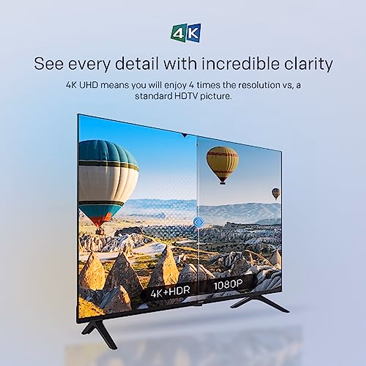 Skyworth 50 inch Smart TV 4K UHD, Big LED TVs for Bedroom, Roku Compatibility, Chromecast Built-in, Bluetooth 5.0, Dolby Vision, Sports & Game Mode (UE7600, 2023 Model)