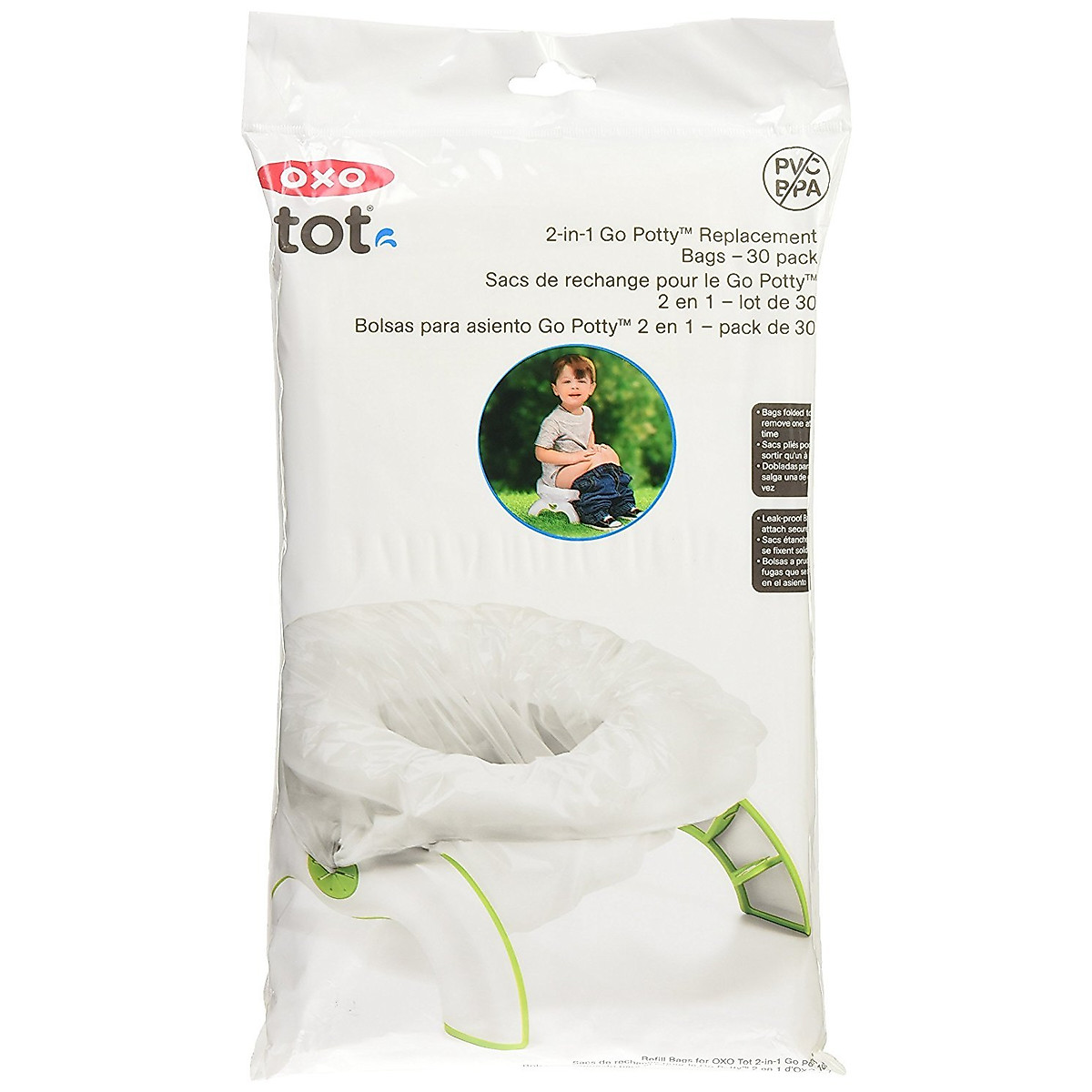 OXO Tot 2-in-1 Go Potty Refill Bags, 60 Count