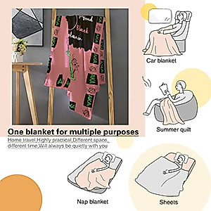 Sorority Gifts Pretty Grils Ultra-Soft Micro Fleece Blanket for Bed Or Sofa Throw Blankets Home Decor Society Gifts 50"X40"