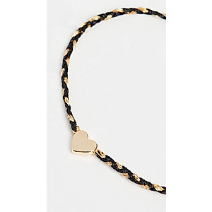 SHASHI Women's Mon Cherie Bracelet, Gold/Black, One Size