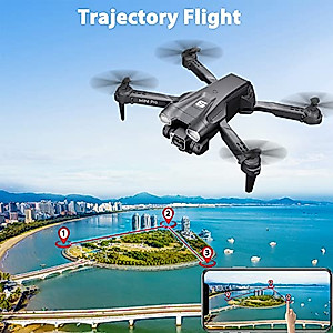 Uiqozok Drone with Camera for Adults, 1080P HD Mini FPV Drones for Kids Beginners, Foldable RC Quadcopter Toys Gifts for Boys Girls with Altitude Hold, 3D Flip, Headless Mode, 3 Speeds, Carrying Case