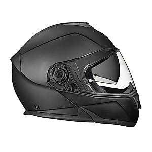 Daytona Glide Helmet - Dull Black - Lightweight Dirt Bike Helmet with Anti-Scratch Shield - DOT Approved Anti Fog Helmet with Dual Density EPS Liner - Bluetooth Compatible - 2XL - 4.25 Pounds