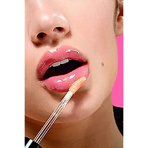 e.l.f., Lip Plumping Gloss, Hydrating, Nourishing, Invigorating, High-Shine, Plumps, Volumizes, Cools, Soothes, Champagne Glam, Shimmer, 0.09 Oz