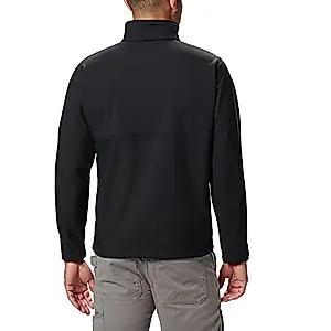 Columbia Men's Ascender Softshell Front-Zip Jacket, Black, X-Large