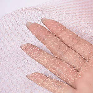 YAGJIA Copper Mesh Rodent Control, 5 in x 32 ft Pure Copper Wire Mesh, Rustproof Copper Mesh Roll, Double Layer Rodent Mesh Barrier for Hole Blocking