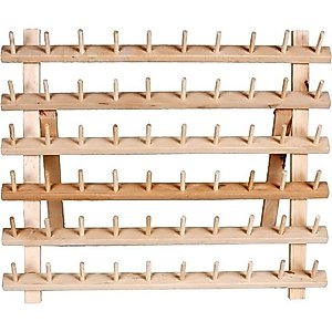 Dritz, 1 pc Wooden Thread Rack, Smooth Wood
