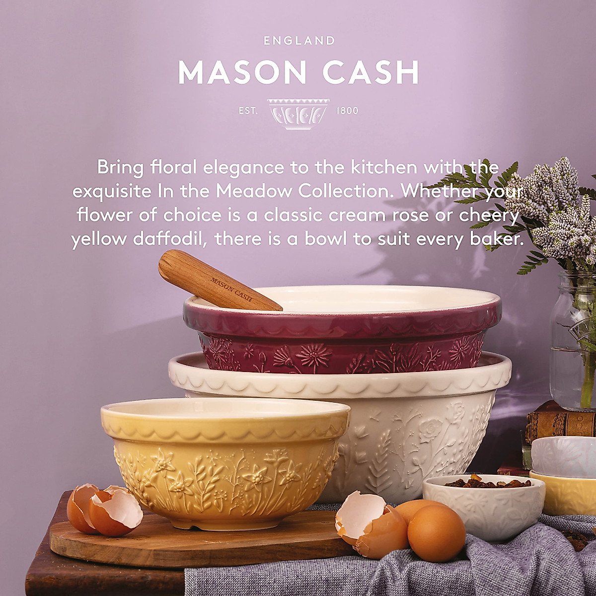 Mason Cash in The Meadow Daisy Mixing Bowl 26 cm