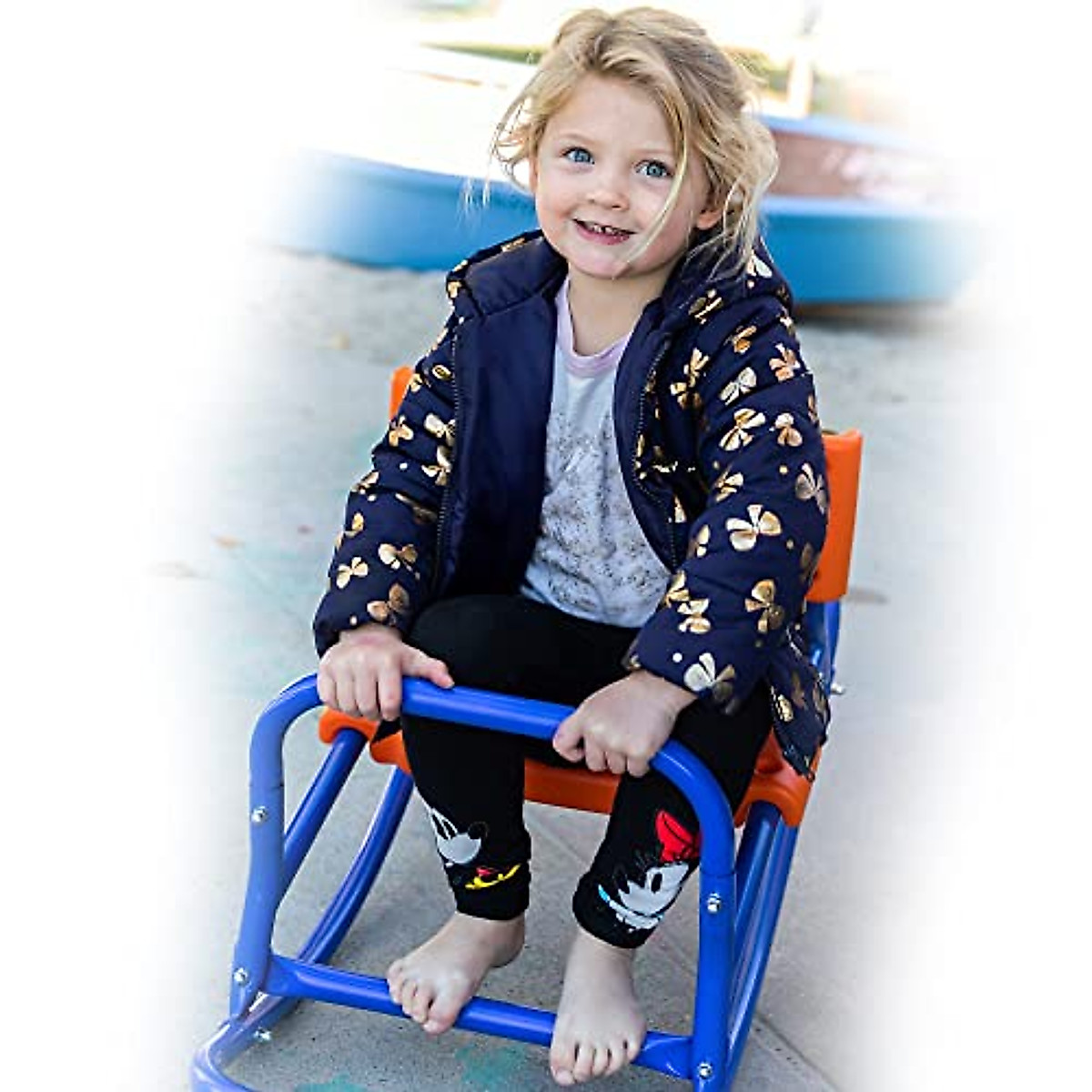 PLATPORTS Rocking Seesaw for Kids - Teeter Totter Kids Outdoor - Toddler See Saw - Playground Outdoor Equipment - Age 3 4 5