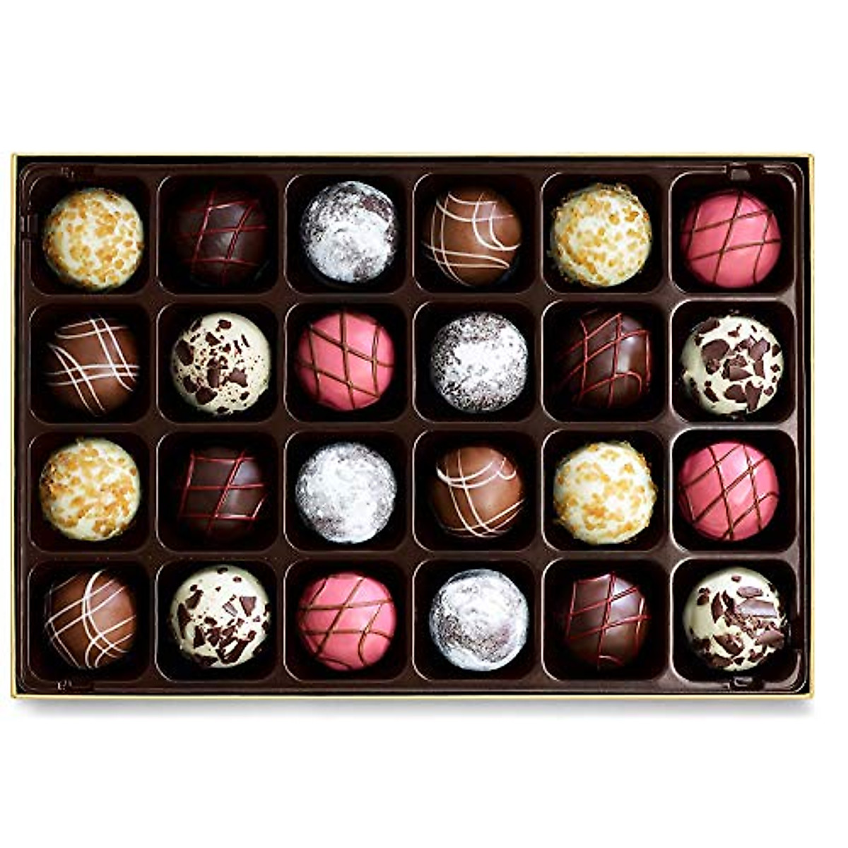 Godiva Chocolatier Patisserie Dessert Truffles Assorted Chocolate Gift Box, 24-Ct, 16.04 oz